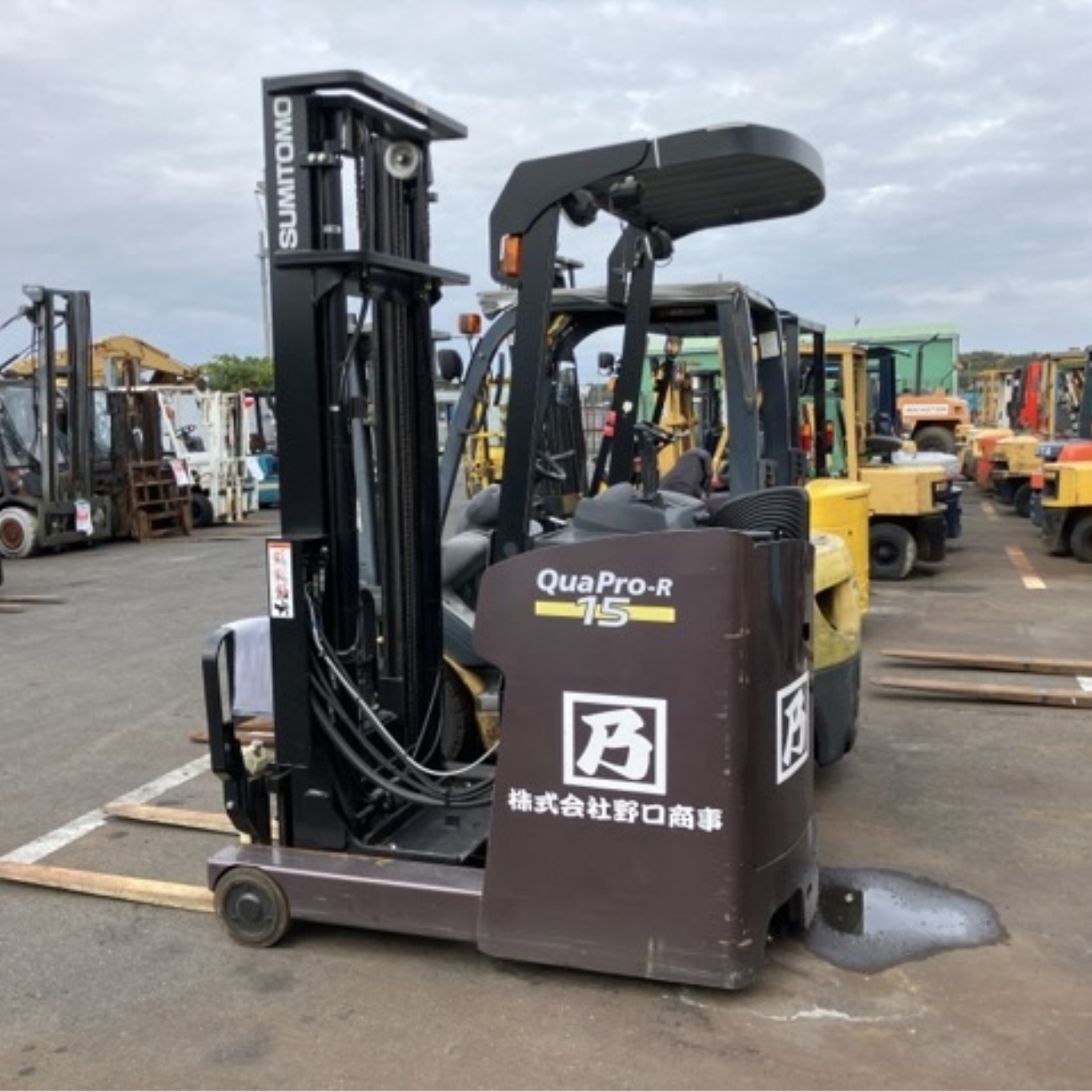 Xe nâng điện cũ đứng lái 1.5T, Sumitomo 61FBR15SXII - Xe Nâng Việt Á